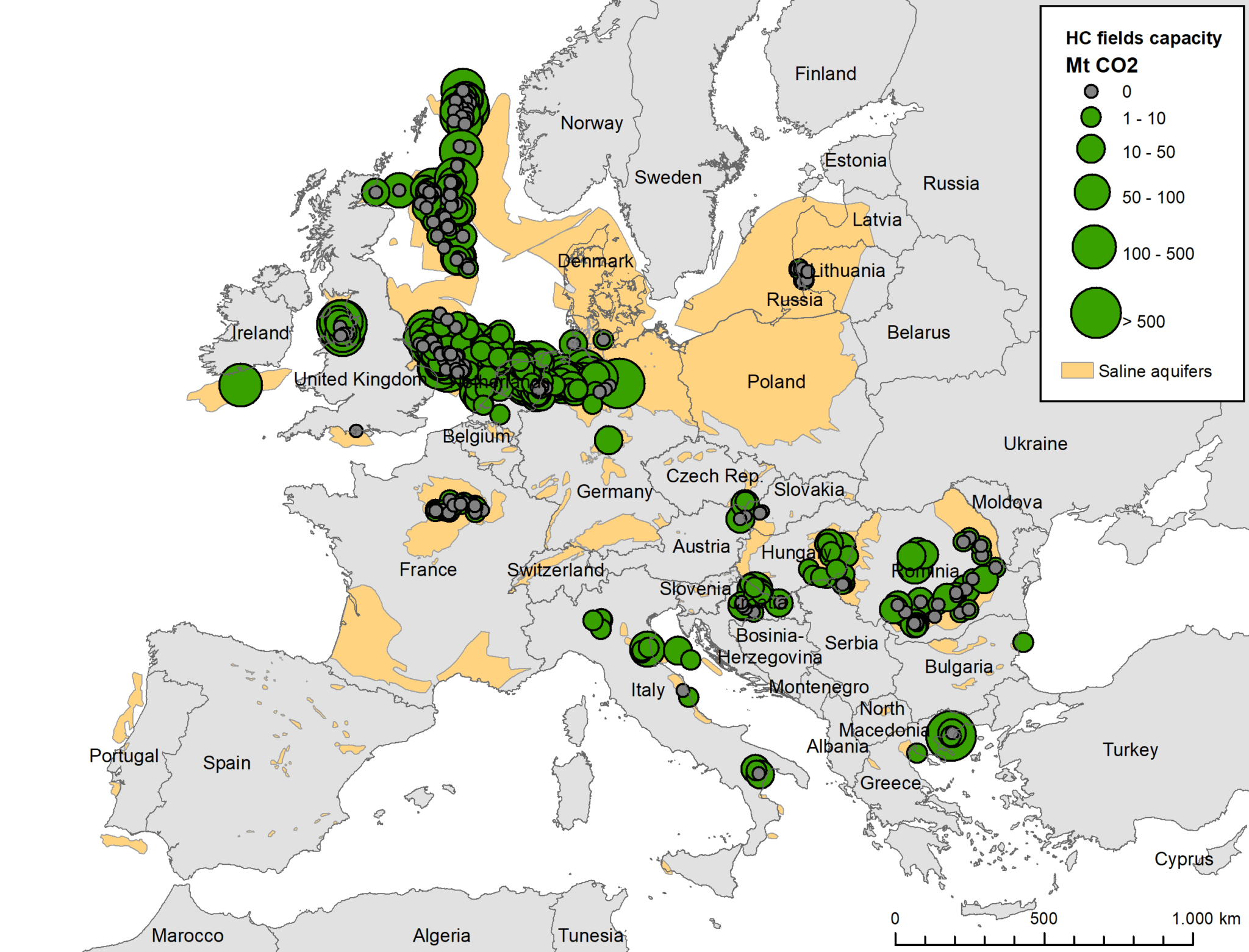 Europe could store over three centuries’ worth of carbon emissions ...