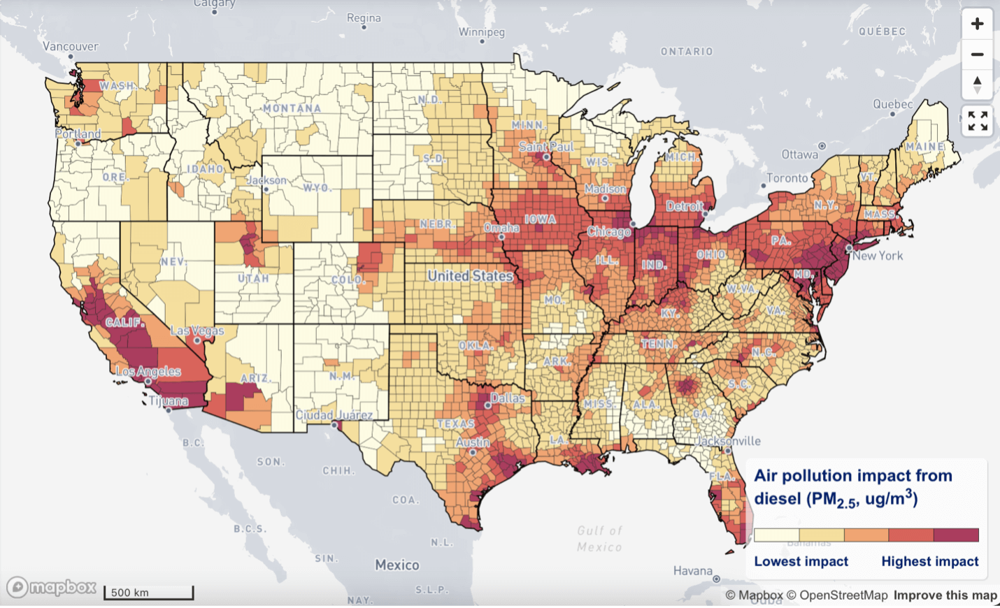 Diesel pollution is a deadly problem in the United States – Clean Air ...