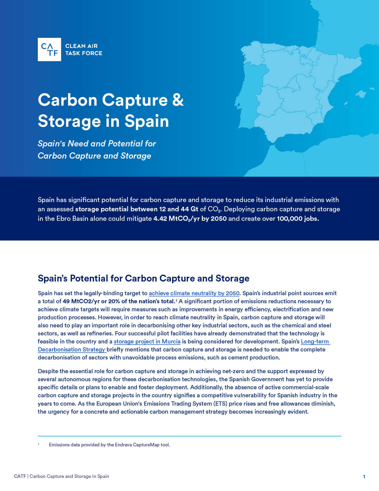 Spain CCS Deployment Fact Sheet – Clean Air Task Force