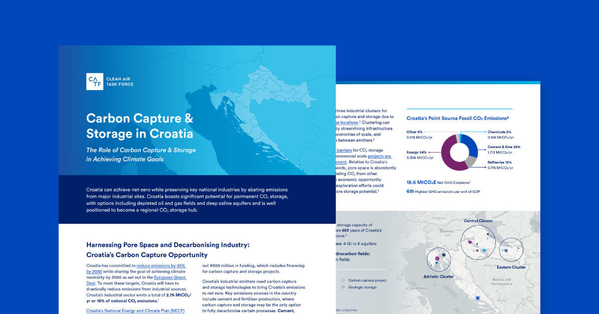 Croatia CCS Deployment Fact Sheet – Clean Air Task Force