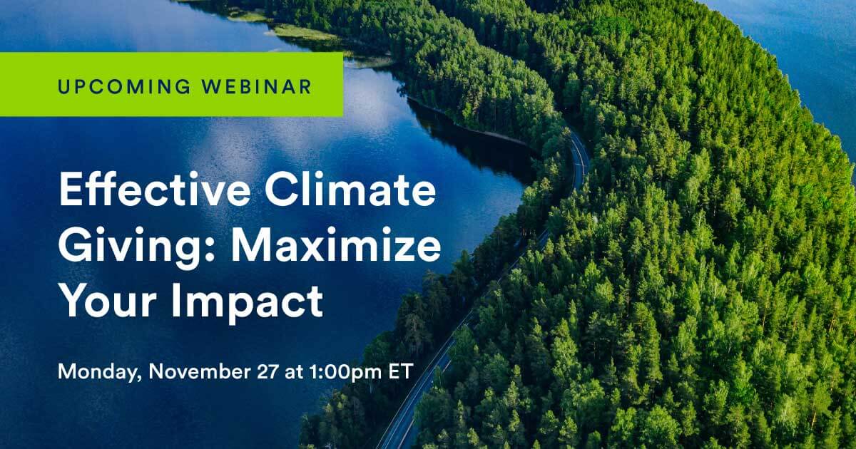 Effective Climate Giving Webinar – Clean Air Task Force