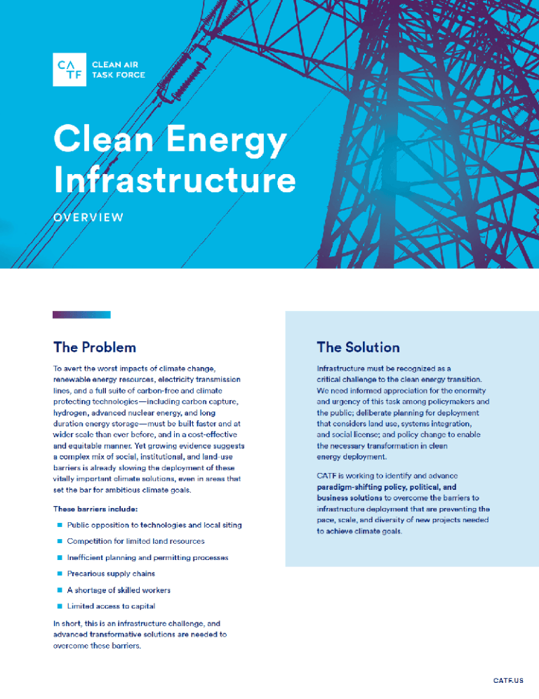 Program Overviews and Initiatives – Clean Air Task Force