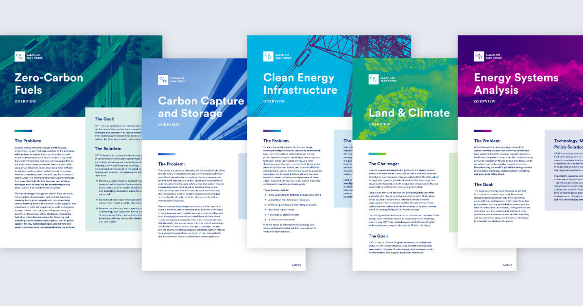 Program Overviews and Initiatives – Clean Air Task Force