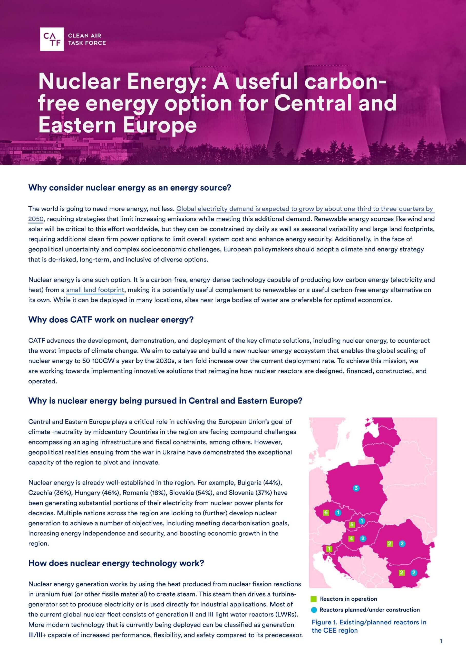 Nuclear Energy: A useful carbon-free energy option for Central and ...