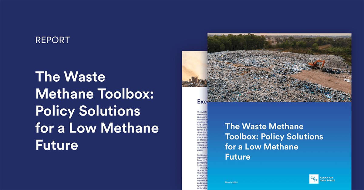 The Waste Methane Toolbox: Policy Solutions for a Low Methane Future ...