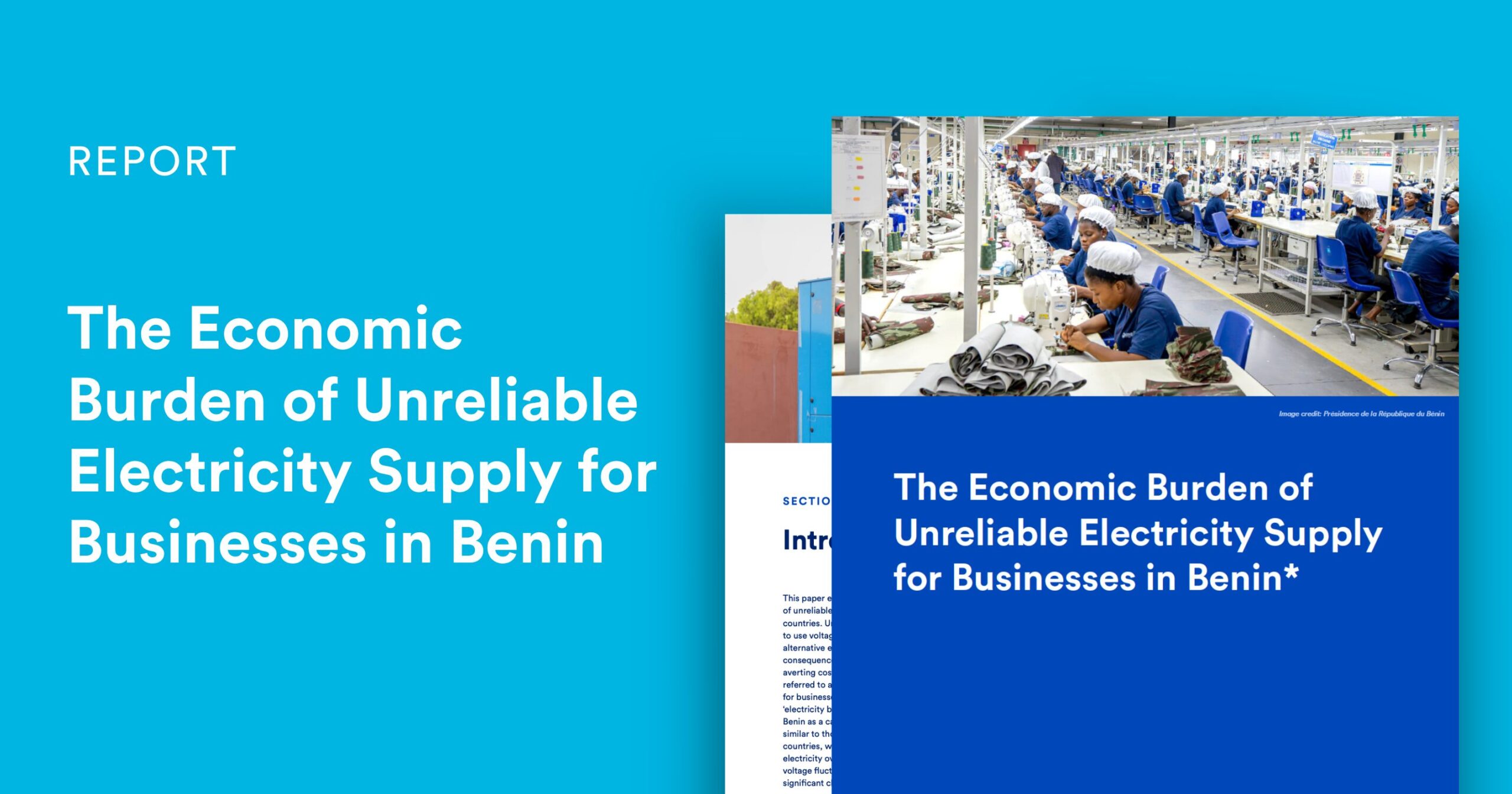 The Economic Burden of Unreliable Electricity Supply for Businesses in ...